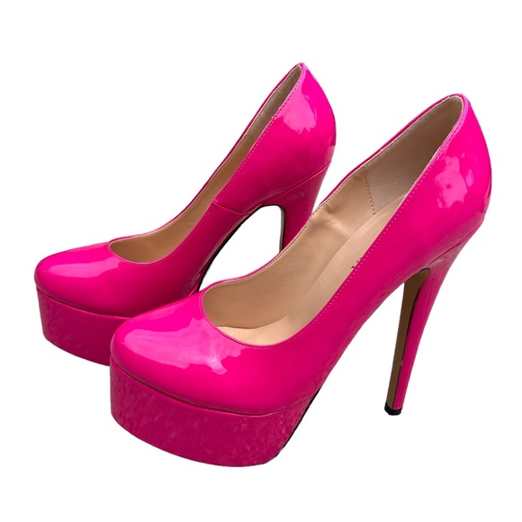 Sophitina | Shoes | Nwob Hot Pink Platform Pumps | Poshmark